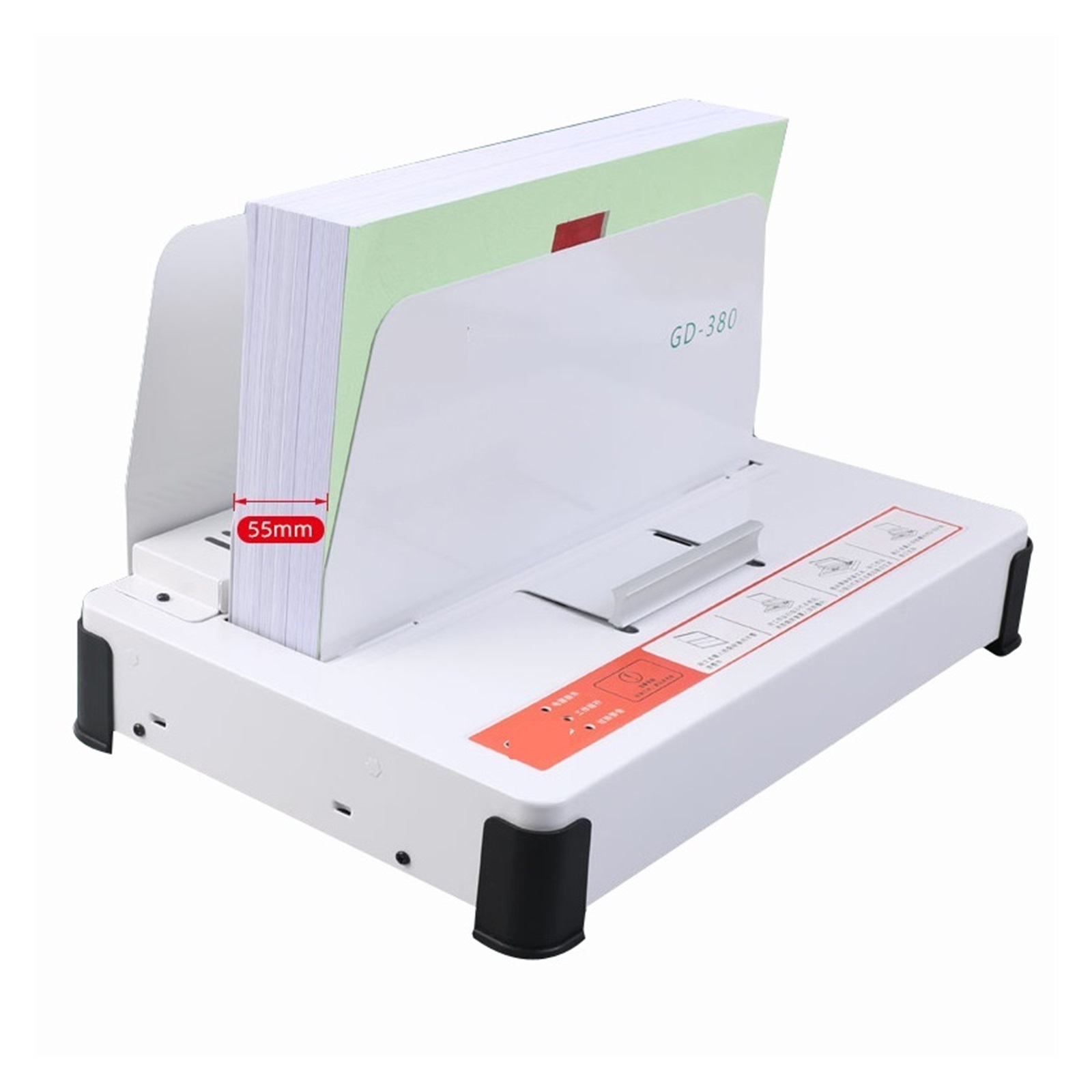 Hot Melt Binding Machine GD380 A4 Book Cover Glue Binder Electric Hot ...