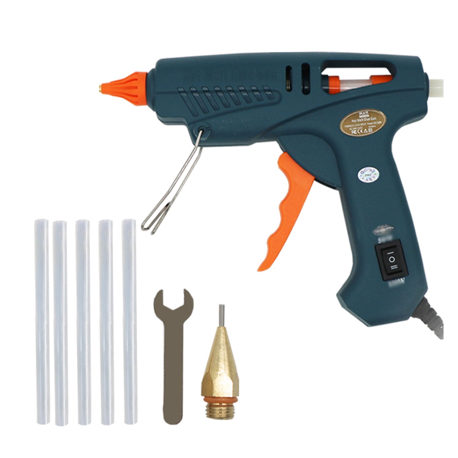 Hot Melt Glue Gun 50W/150W 100W Copper Nozzle for 11mm Glue Sticks Home ...