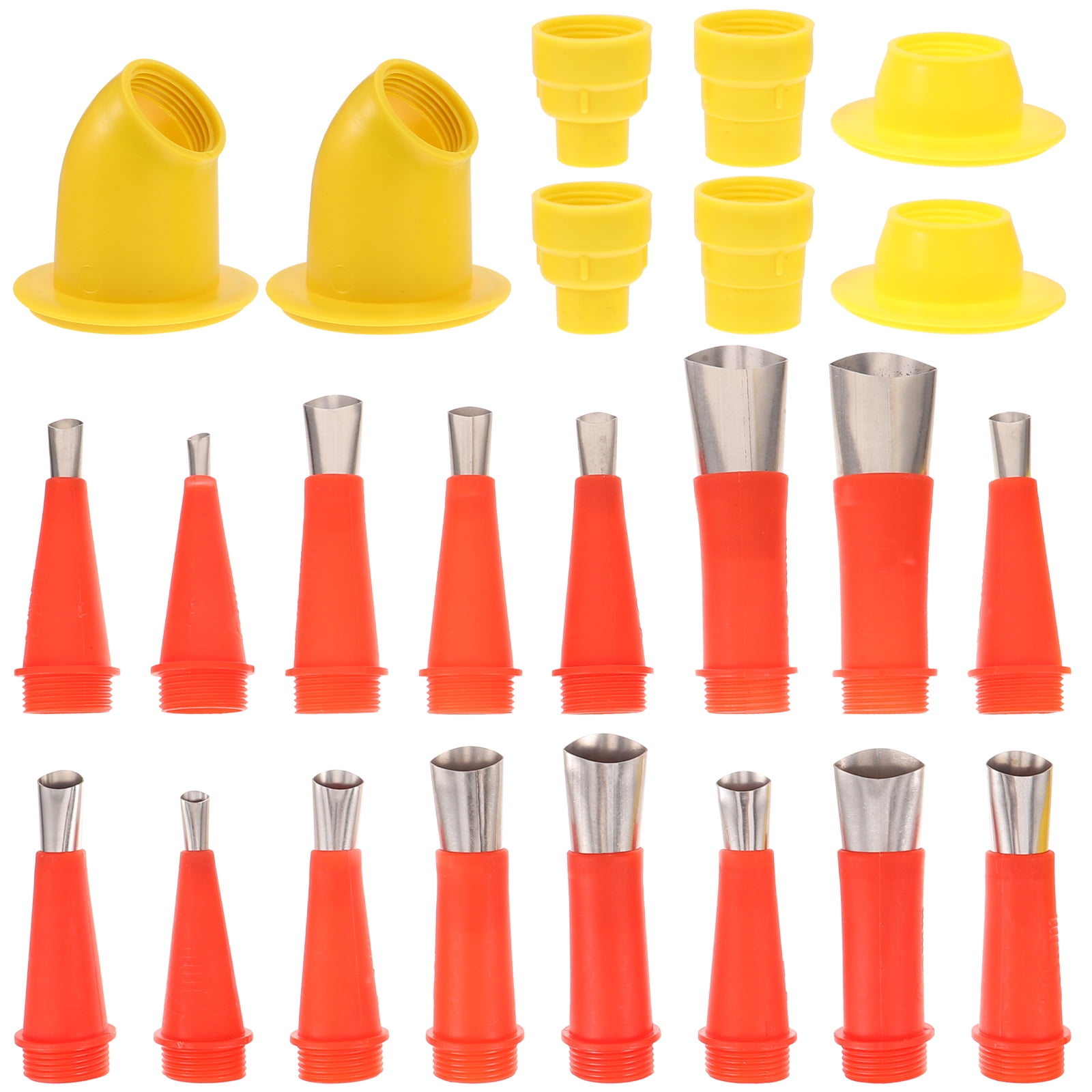 Caulking Nozzle Set with Bases Reusable for Caulking Tasks Easy to Use ...