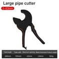 Hot Melt Pipe Water Pipe Scissors Pvc Self-locking Ratchet Pipe Cutter ...