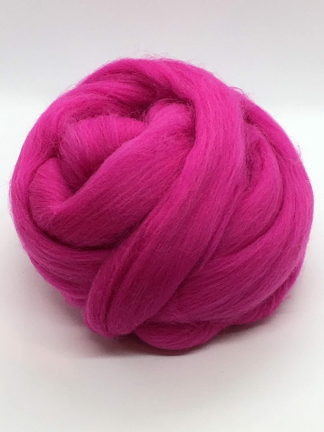 Hot Merino Wool Top Roving Fiber Spinning, Felting Crafts (1 ounce ...