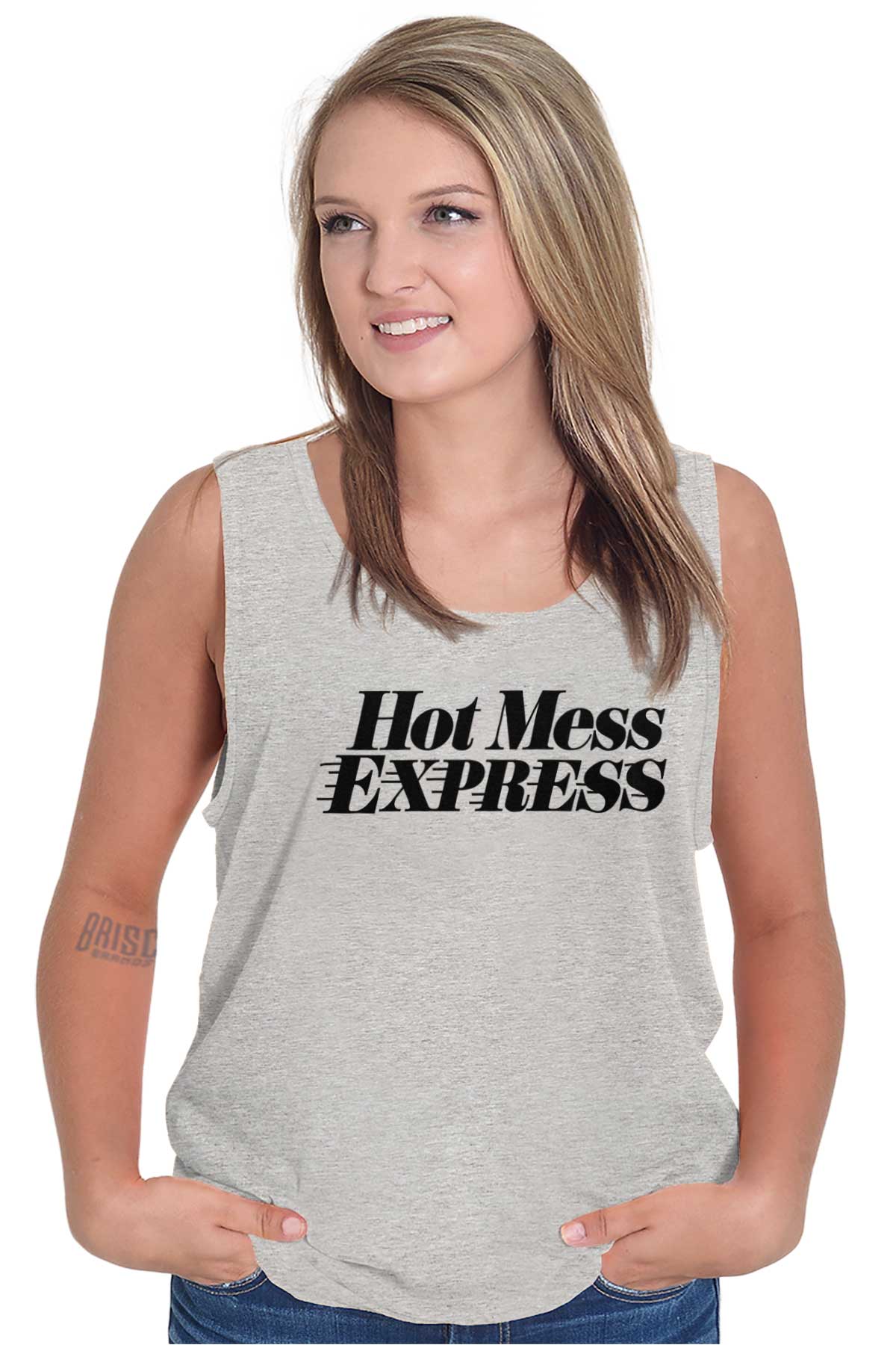 Hot Mess Express Rebel Girly Messy Tank Top Tee Shirt Women Brisco ...