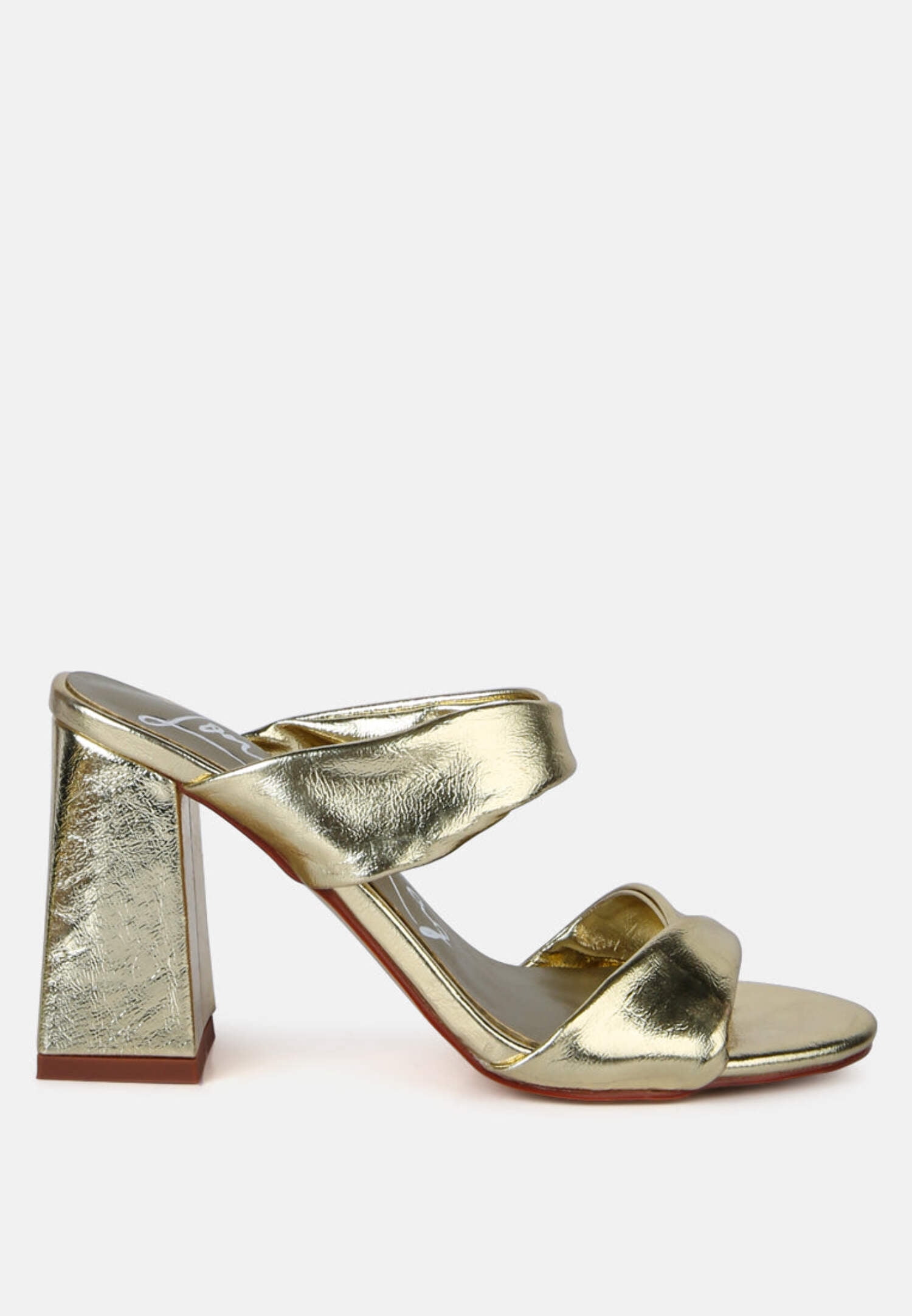 Hot Mess Puffy Block Heel Sandals - Walmart.com