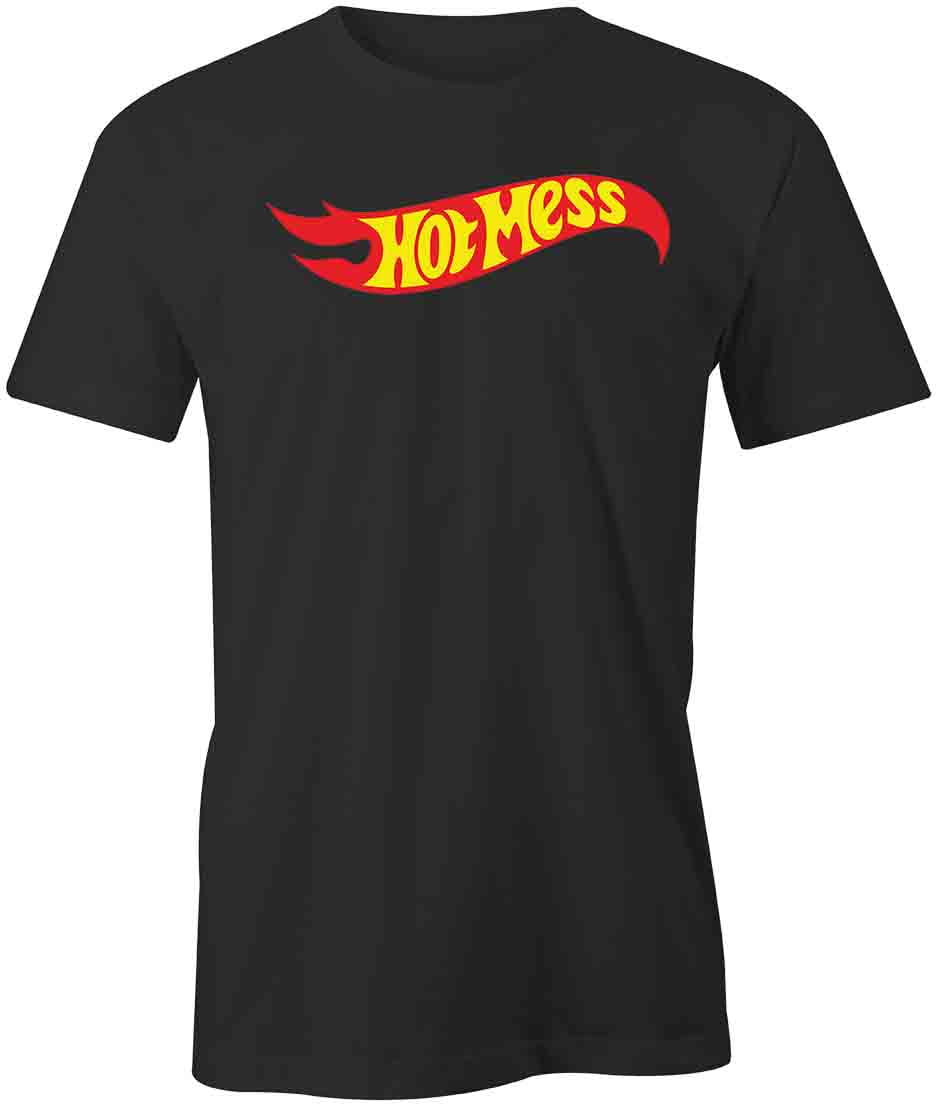 Hot Mess T-Shirt | White Tee Gift - Walmart.com