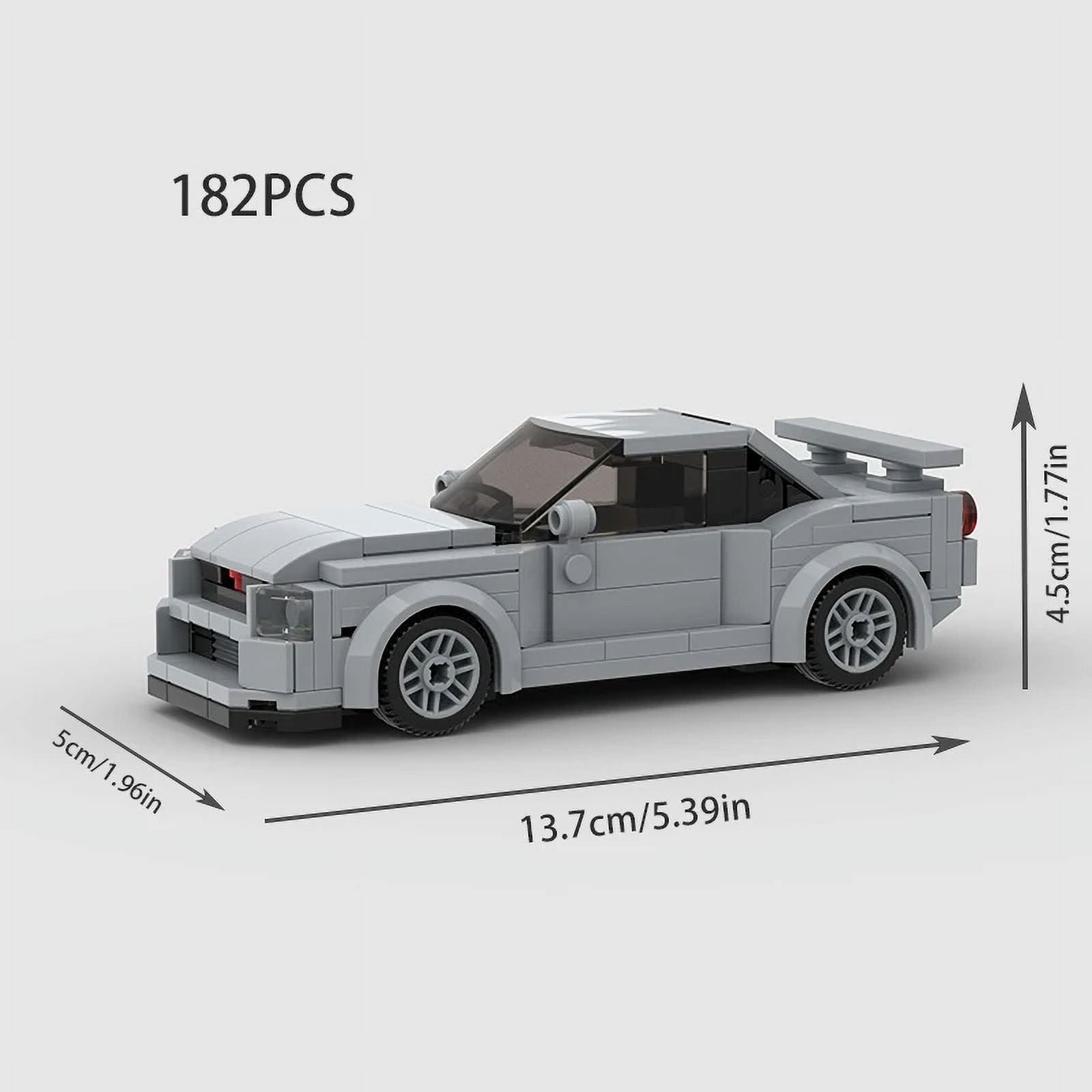 Hot Moc Skyline GT-R R34 City Vehicle Building Blocks Speed Champions ...