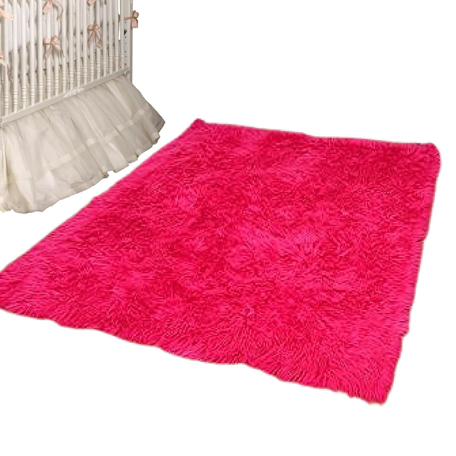 Hot Mongolian Shag Faux Fur Sheepskin Area Rug Rectangle Ultra Suede ...
