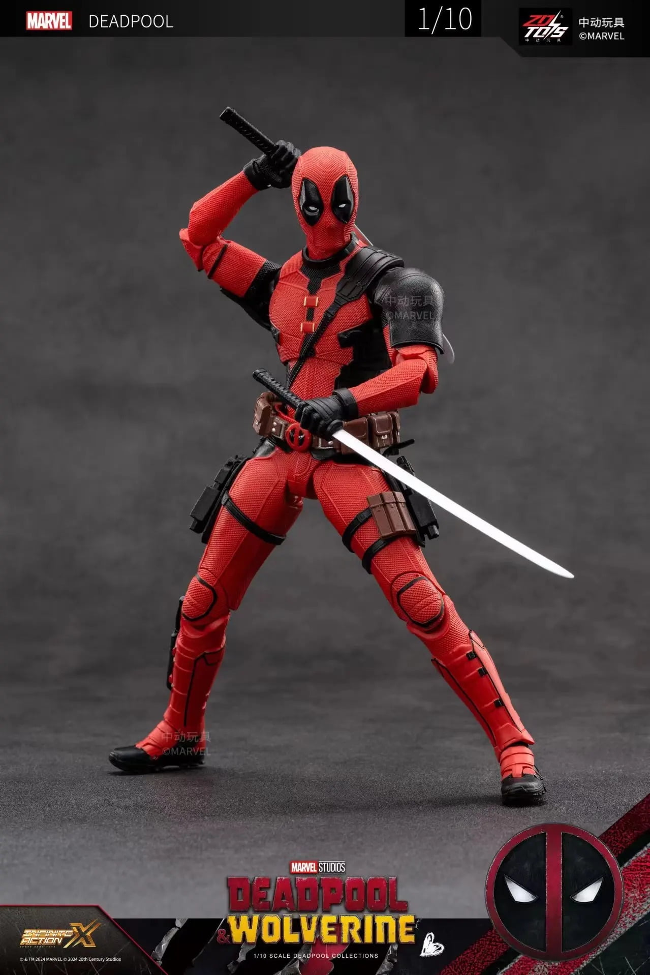Hot Movie Deadpool & Wolverine Action Figure Toy Model Collection New ...