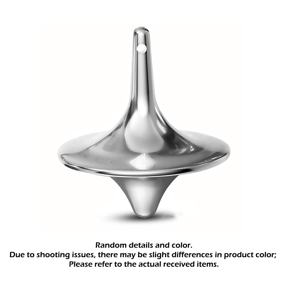 Hot Movie Totem Metal Gyro Silver Hand Spinning Top Fingertips Small ...