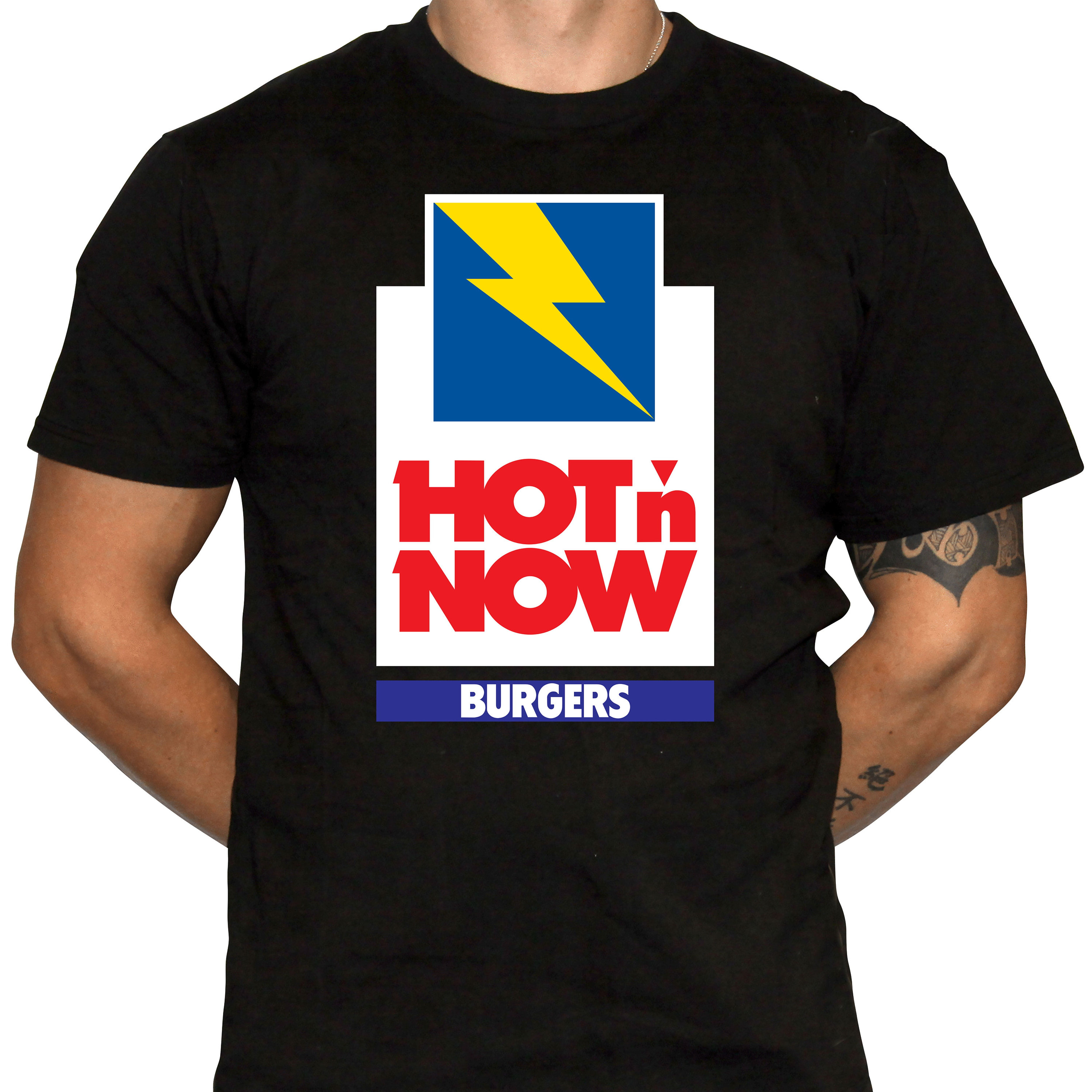 Hot N Now Burgers T-Shirt - Defunct Fast Food Chain - 100% Preshrunk ...