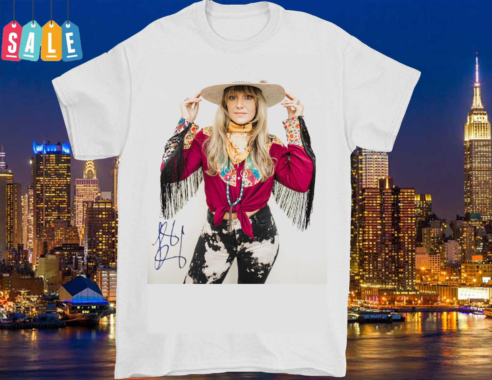 Hot NEW Lainey Wilson Signed T Shirt S-4XL Cotton EE833 - Walmart.com