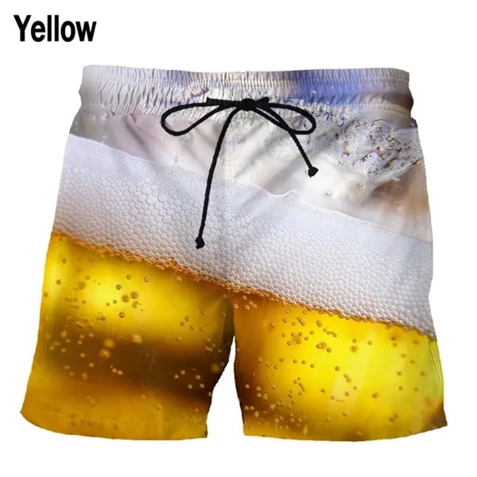 Hot New Cool Beer Beach Shorts Men 3D Printed Board Shorts Fashion ...