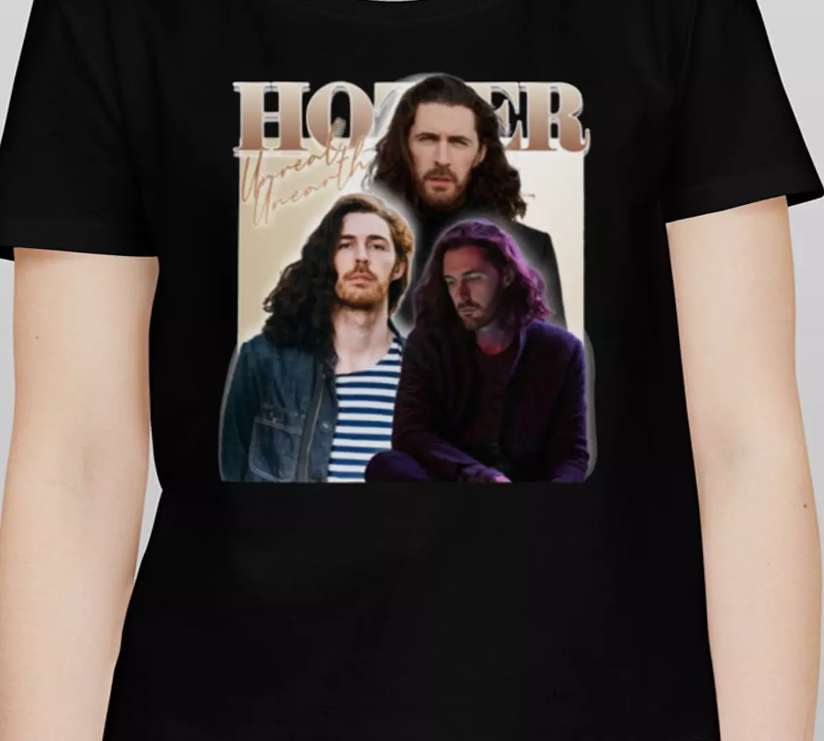 Hot New Hozier Collage Musician Shirt Black Short Sleeve All Sizes ...