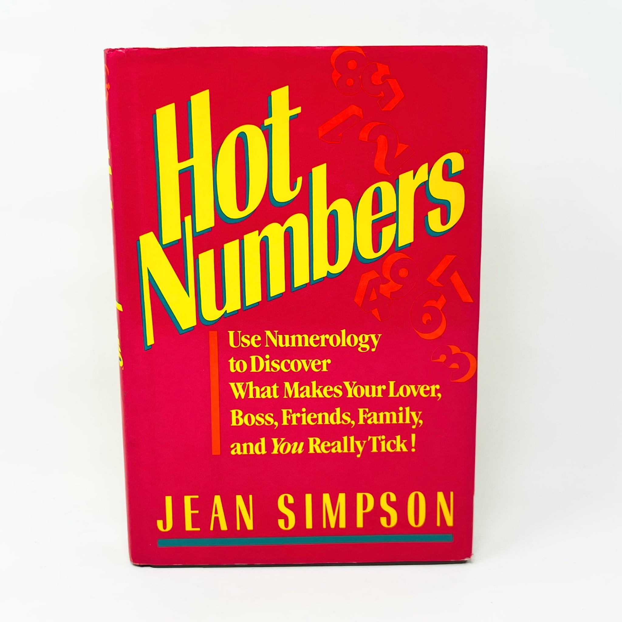 Hot Numbers Numerology Hardcover Book By Jean Simpson 1st print ...