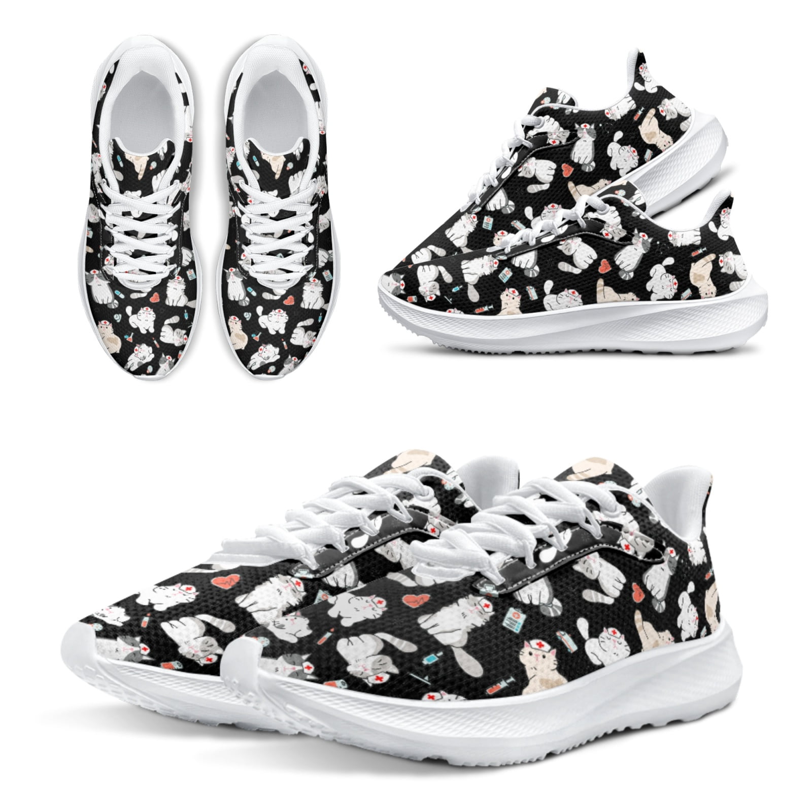 Hot Nursing Shoes For Women Lightweight Breathable Cartoon Nurse ...