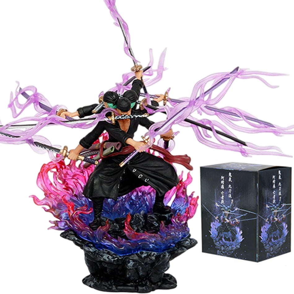 Hot One Piece 15cm Anime Figure Asura Roronoa Zoro Statue Action Figure ...