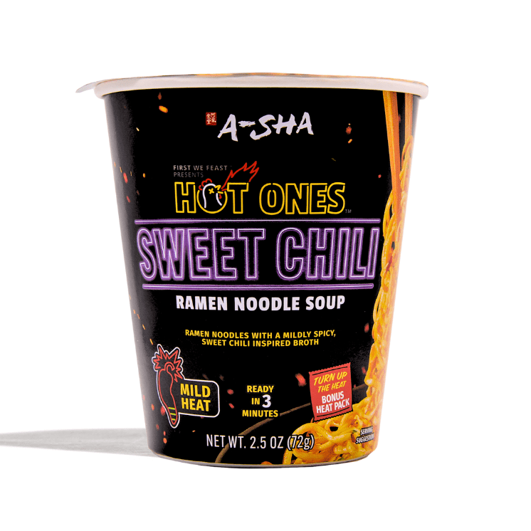 Hot Ones x A-Sha Sweet Chili Ramen Noodle Soup - Walmart.com