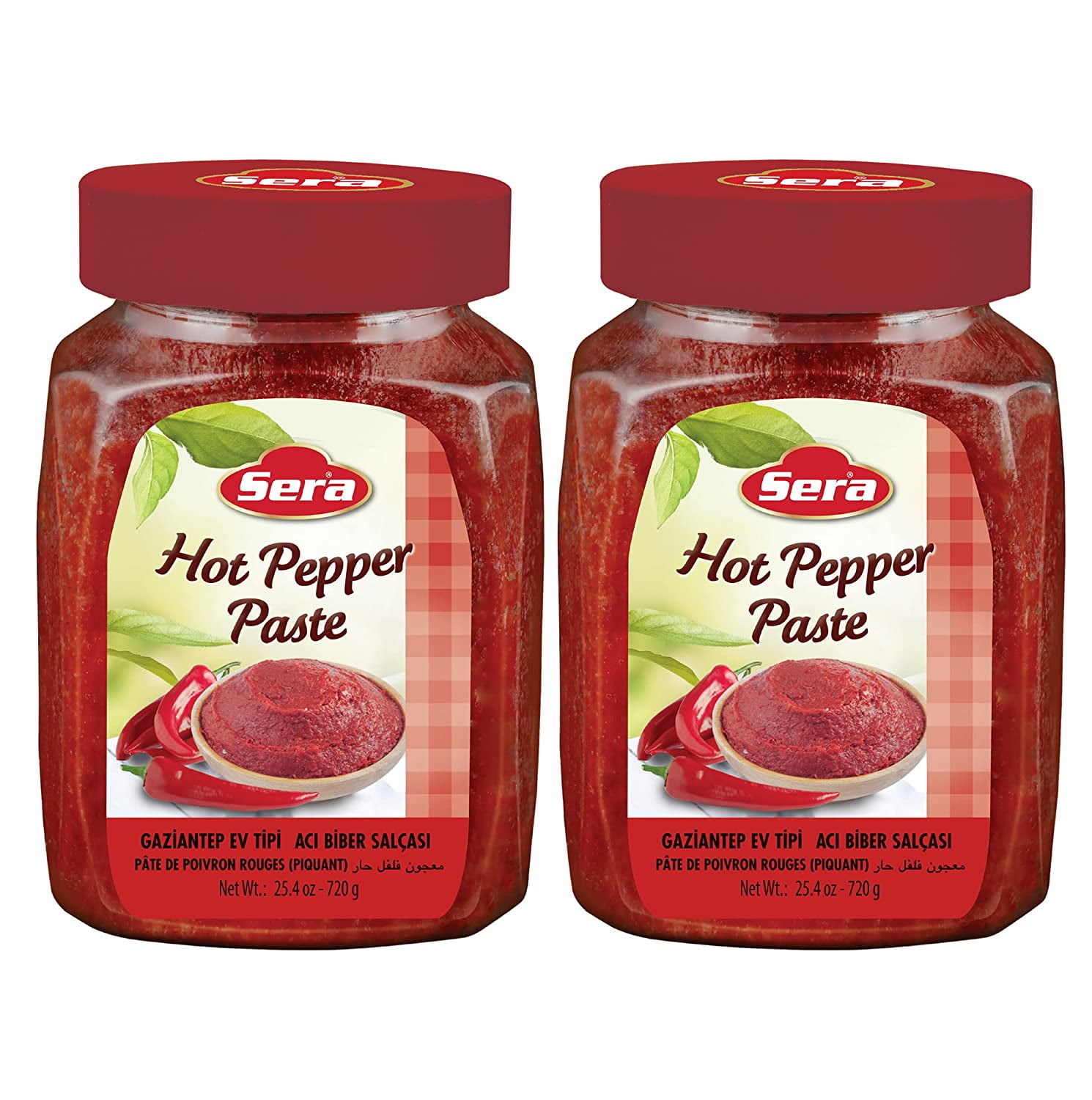 Hot Paste 25.4 Oz Jar (2 PACK) | No Sugar | No Artificial Preservatives ...