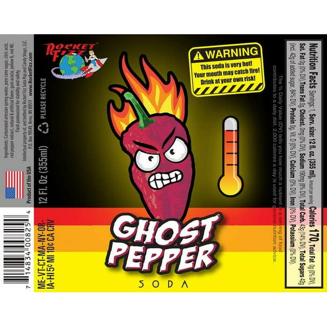 Hot Pepper sodas (4 Pack of Mixed Spicy Flavors) - Walmart.com