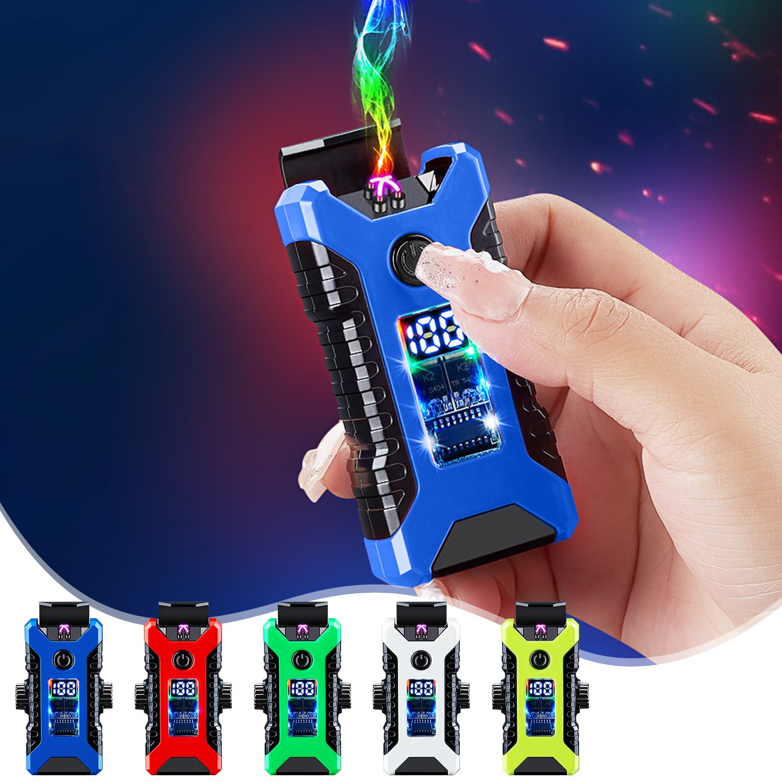 Hot Picks, Cool Led Windproof Lighter, Portable Flameless Lighter, Usb ...