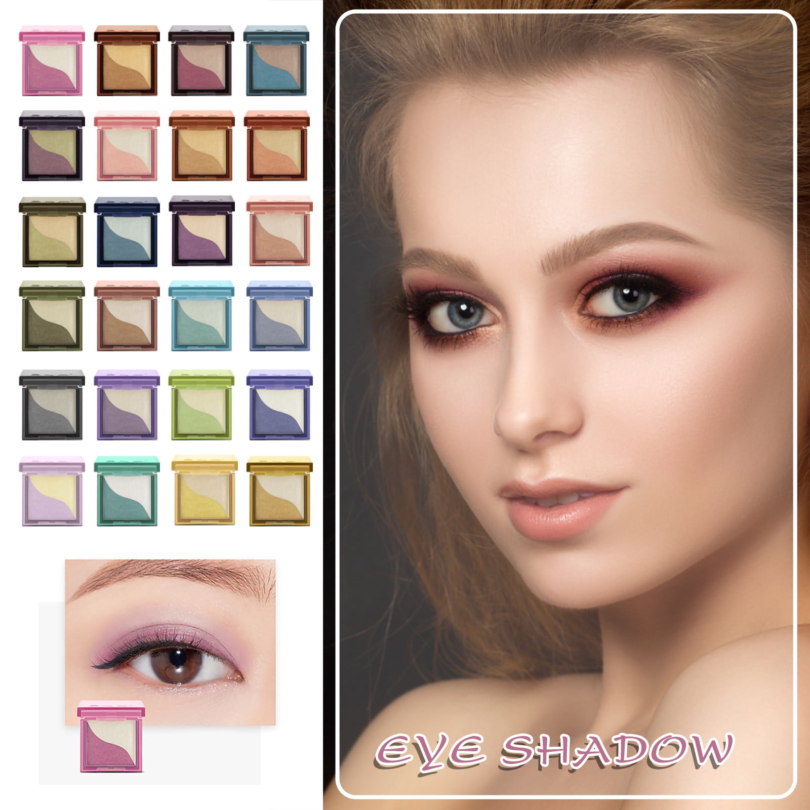 Hot Picks, Topliu Glazed Two-color Eyeshadow, Professional Grade, 24 ...