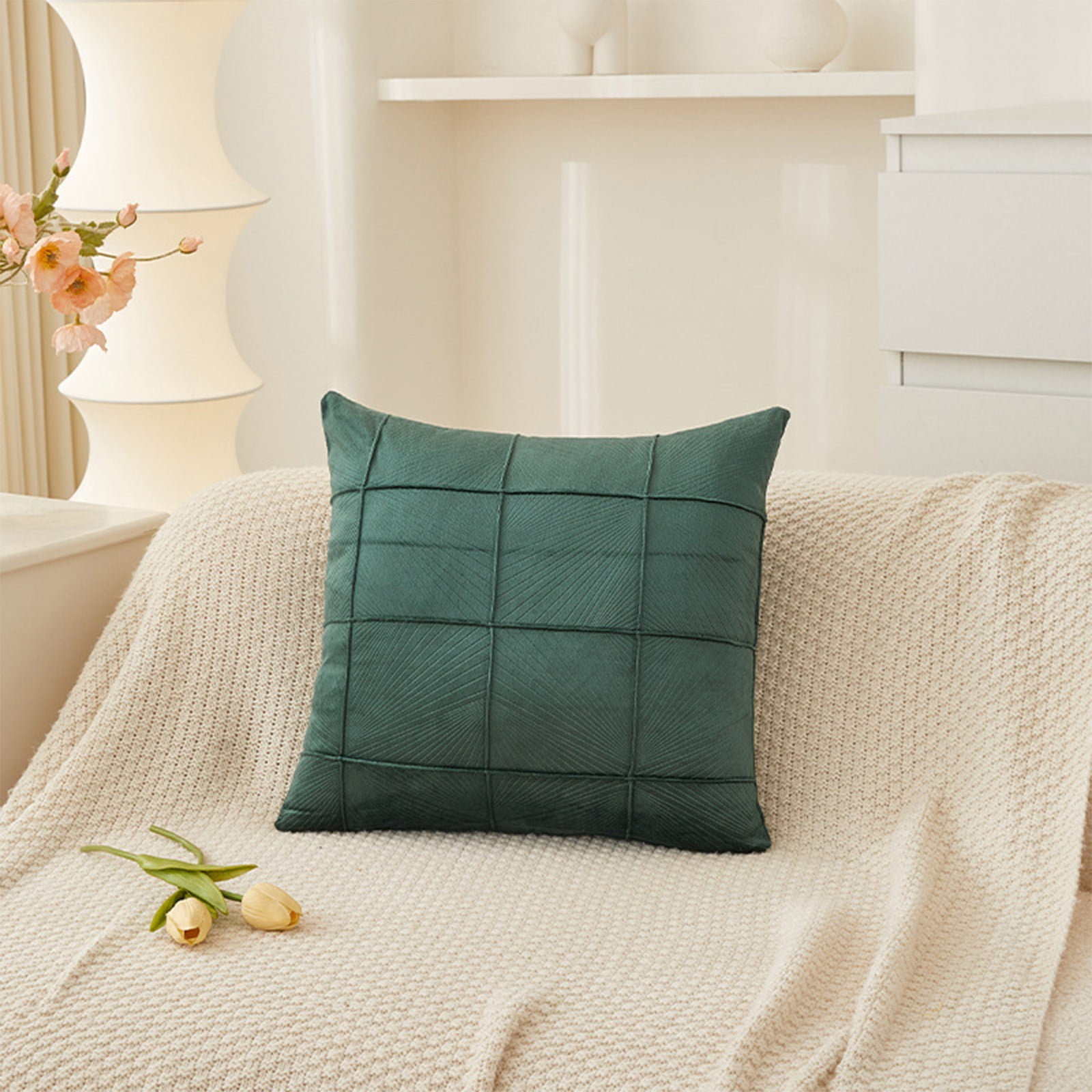 Hot Picks, Topliu Soft Brushed Fabric Back Cushion Pillow Case, Sofa ...