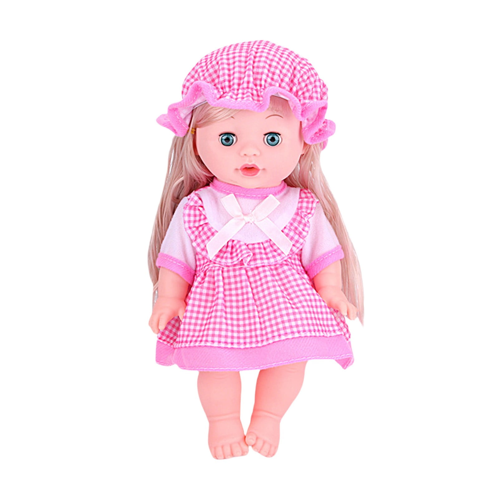 Hot Pink 13 Inch Soft Baby Doll With Removable Limbs And Outfit For ...