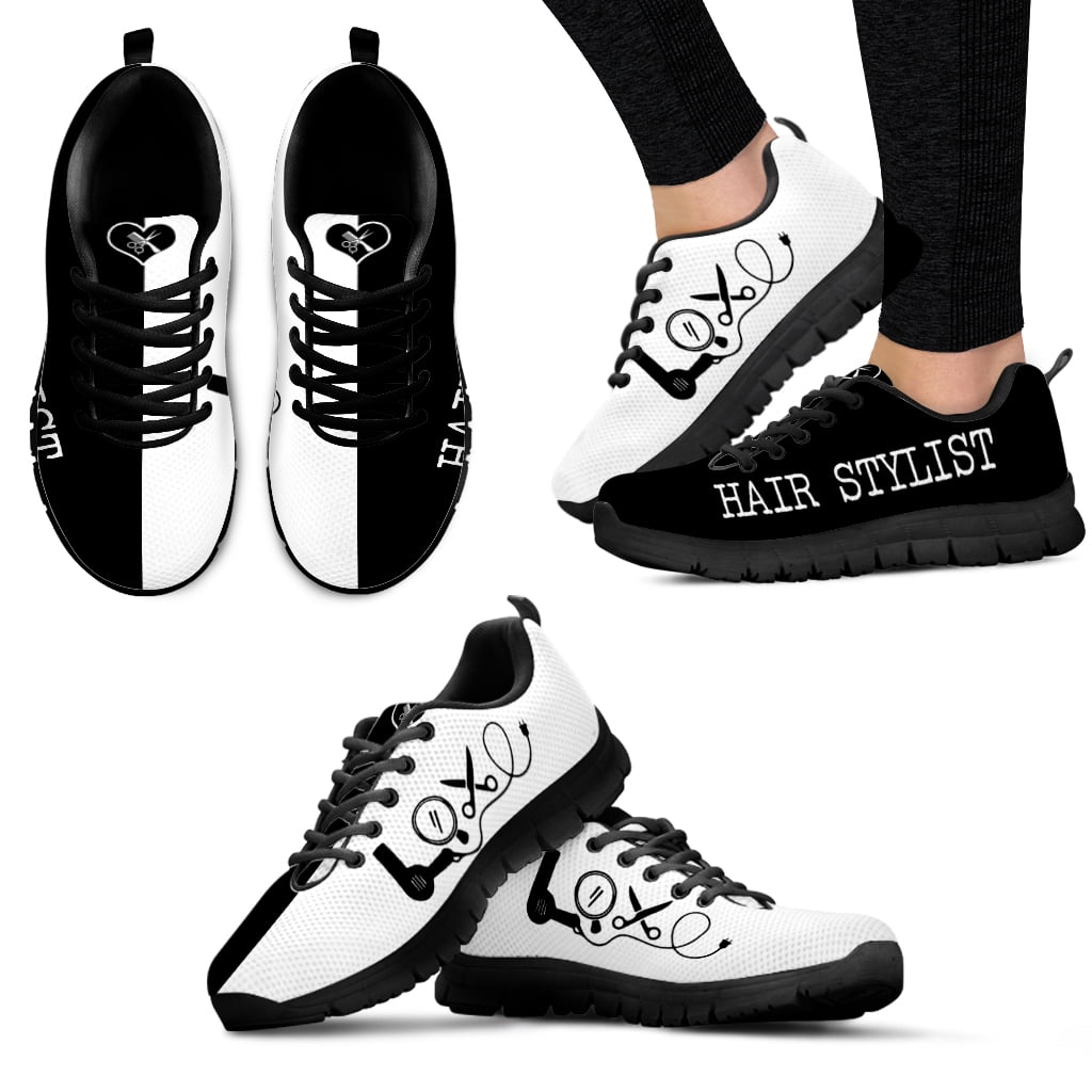 Hot Pink Barber Equipment Design Lightweight Outdoor Shoes Black Lace ...