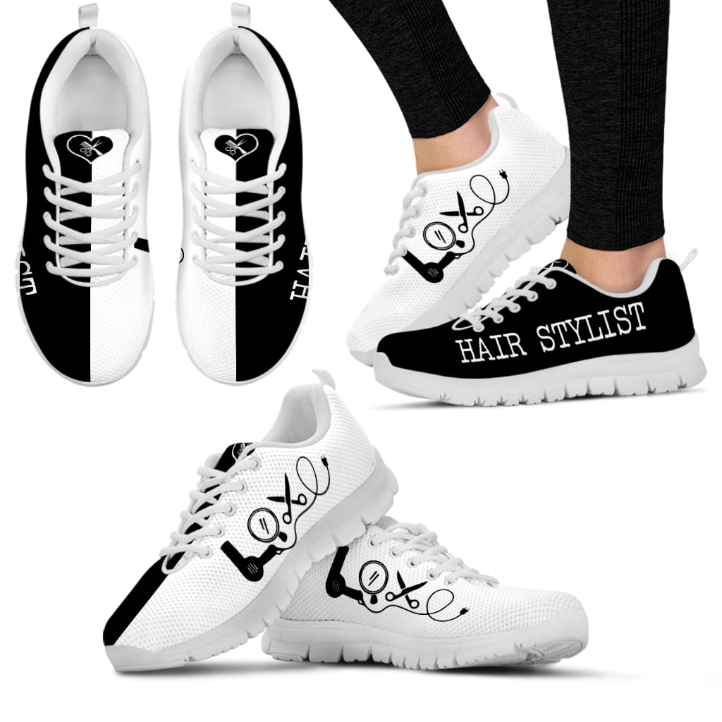 Hot Pink Barber Equipment Design Lightweight Outdoor Shoes Black Lace ...