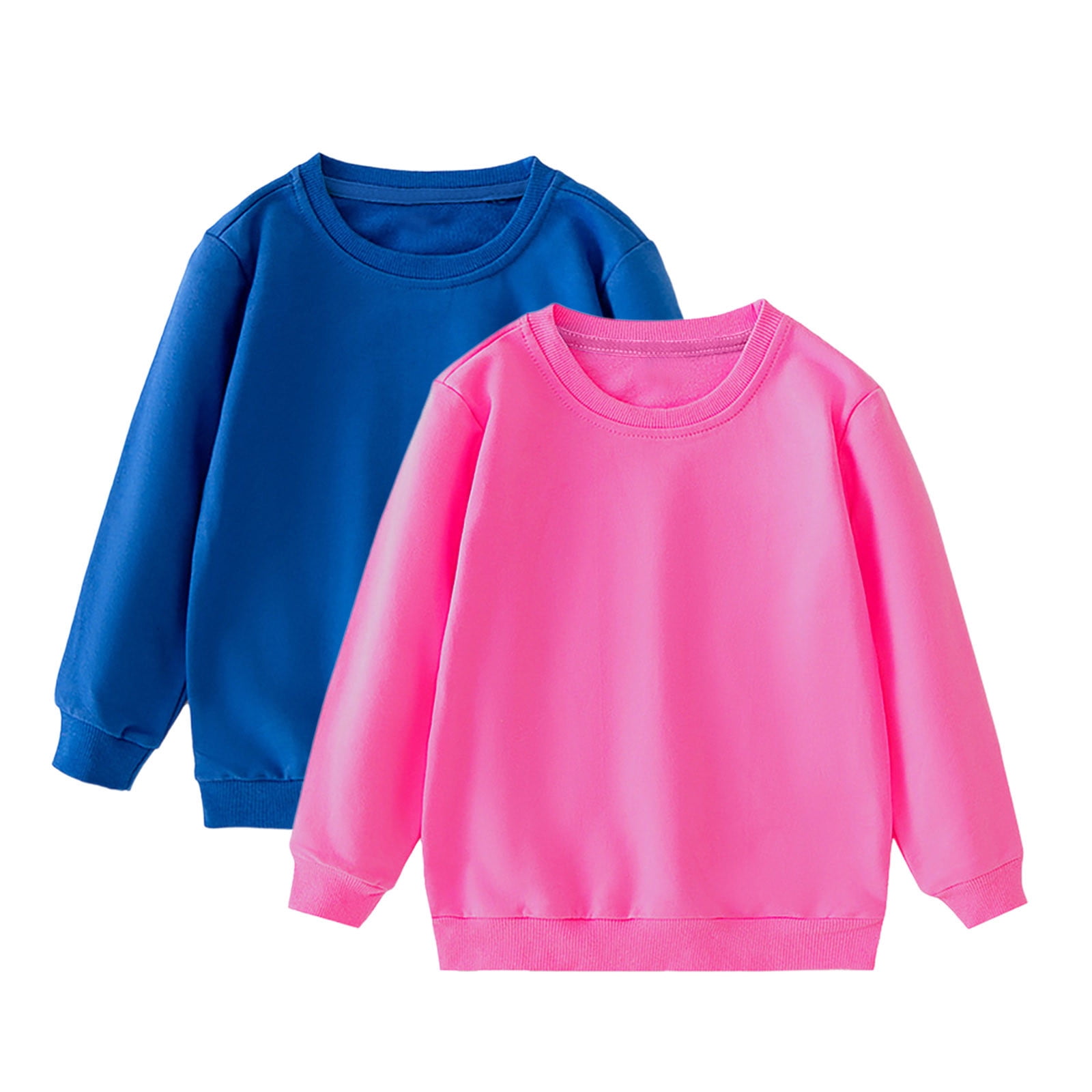 Hot Pink Boy Girl Children Boy Girl Long Sleeve Hooded Outfits ...