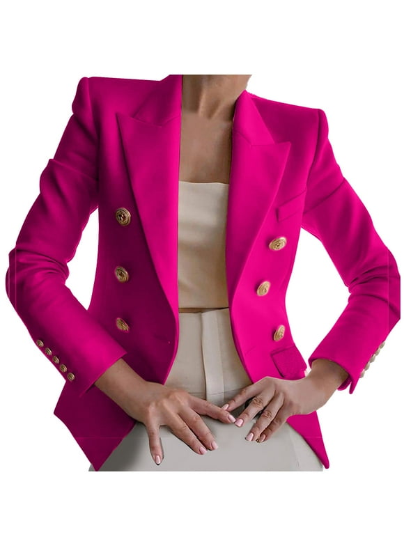 Pink Blazer Dress