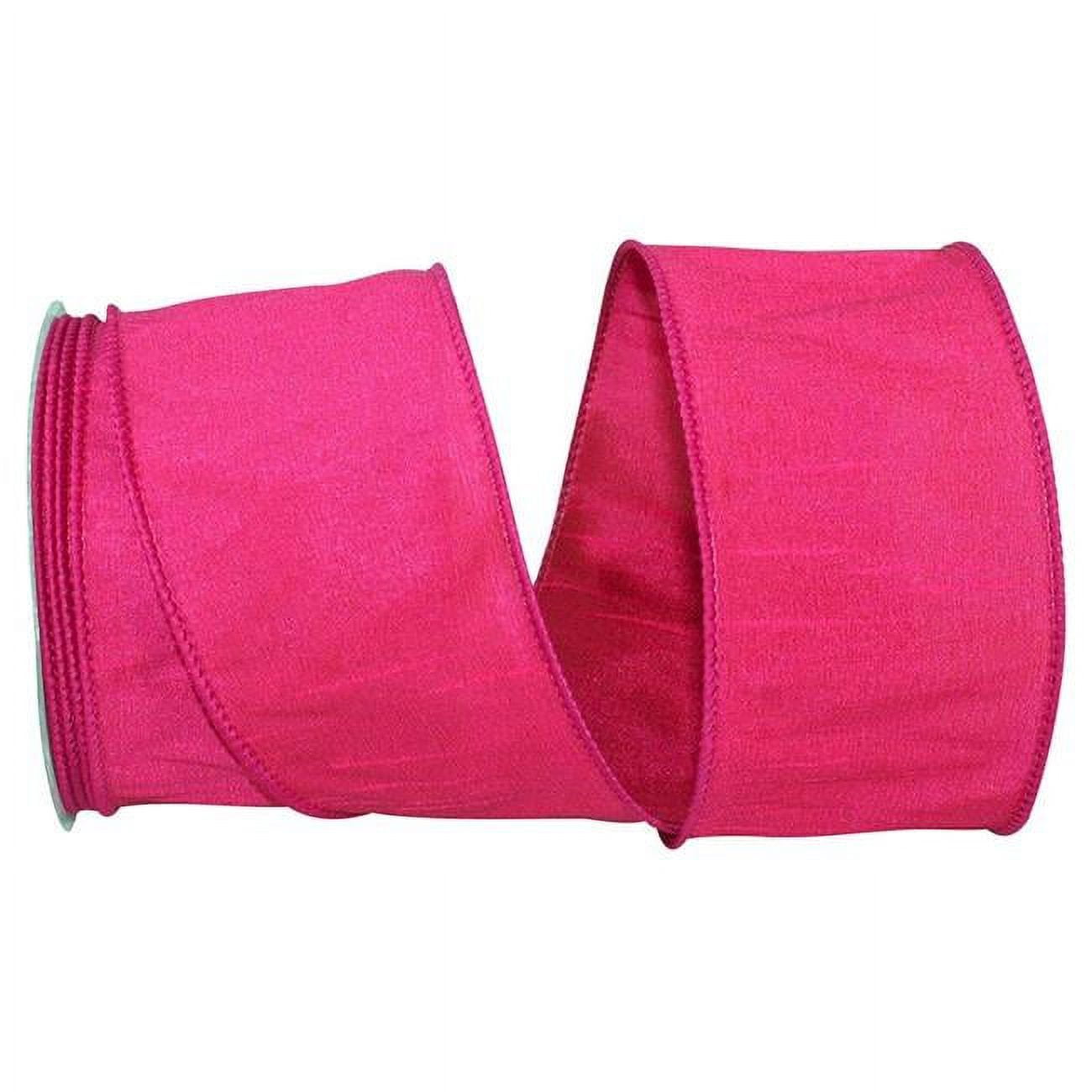 Hot Pink Dupioni Supreme Wired Ribbon - Walmart.com