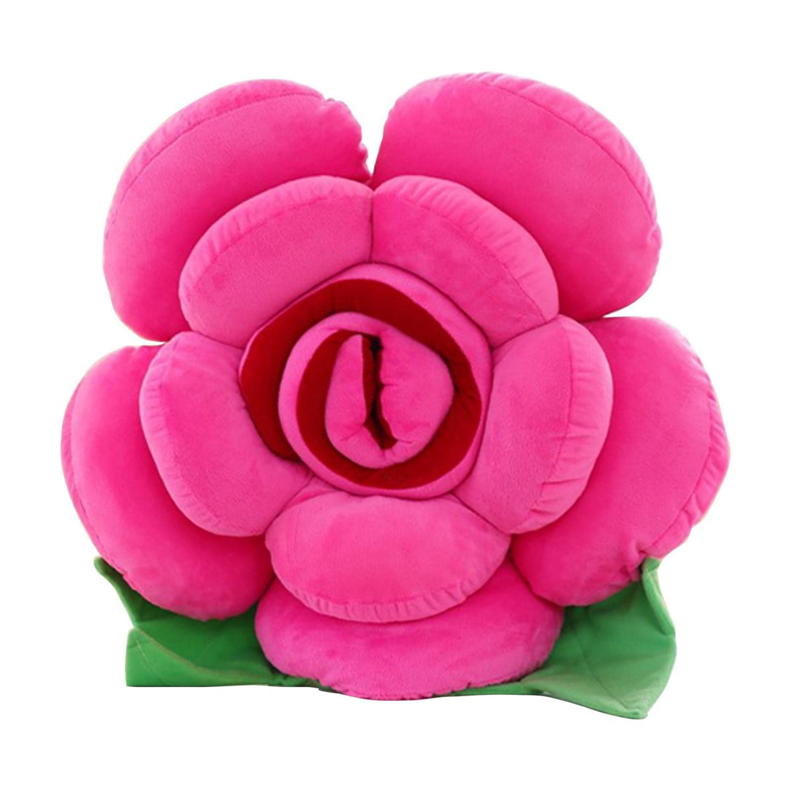 Hot Pink Hot Pink Plush Flower Toy With Soft Fabric For Gift And Decor ...