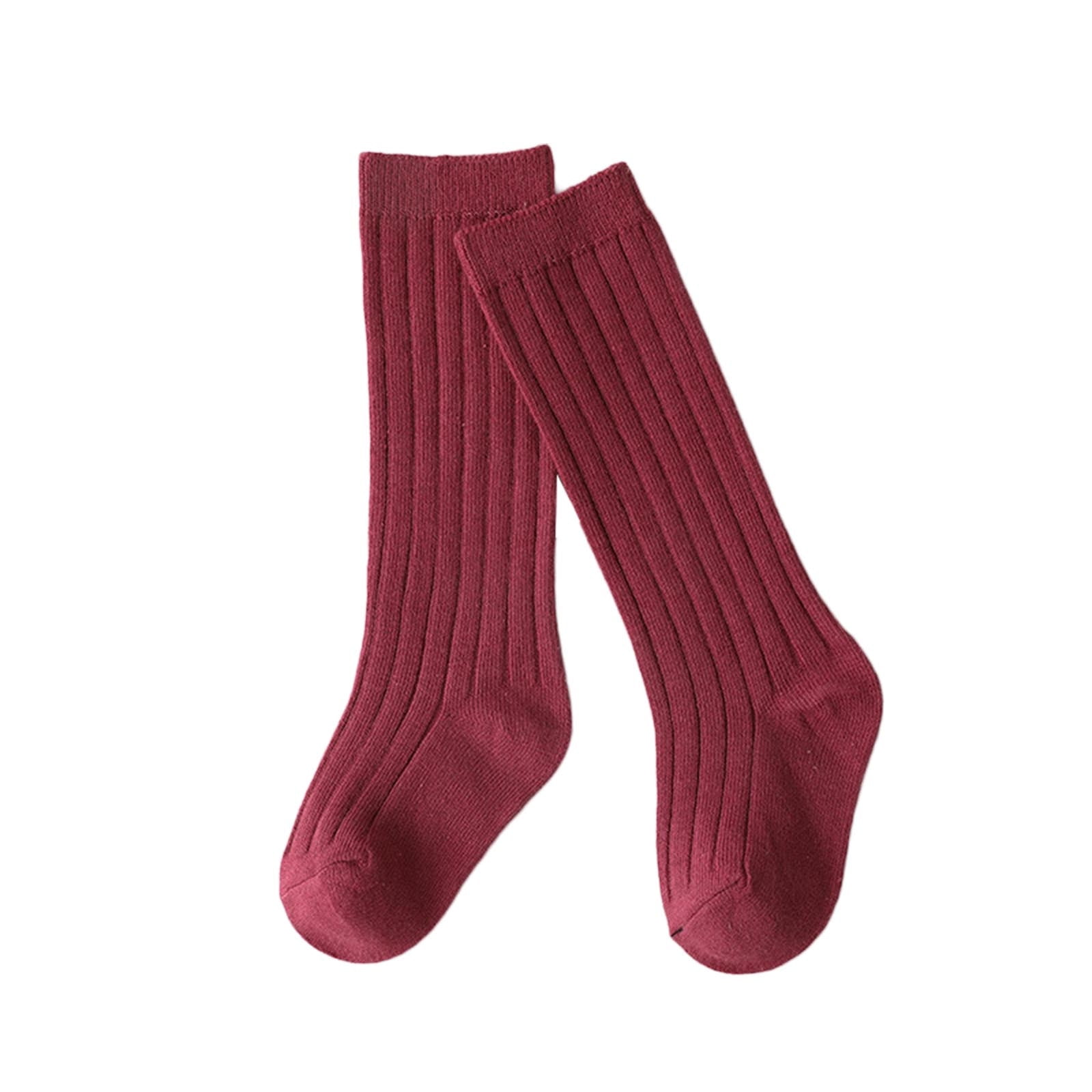 Hot Pink Kids Sock Baby Infants Toddlers Girls MIddle Socks 1 Pack Bow ...