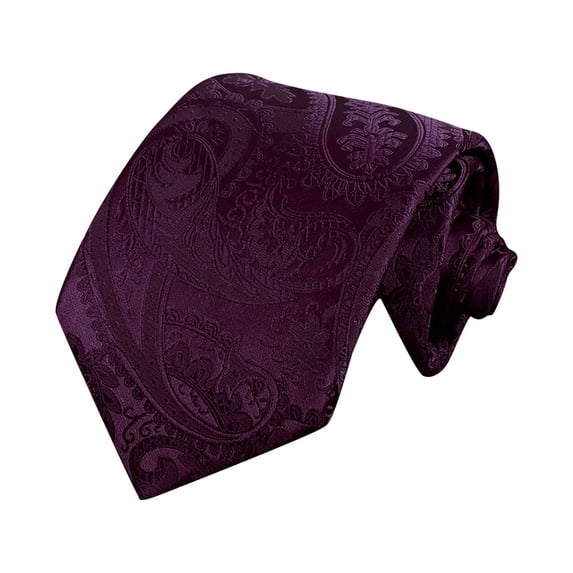 Hot Pink Mens Slim Satin Tie For Business Professional Attire With ...