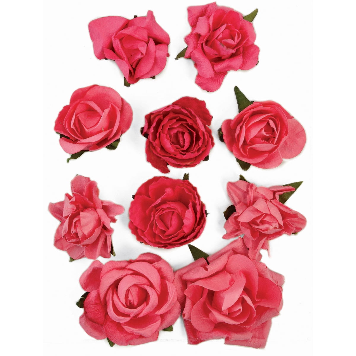 Hot Pink Paper Blooms - Walmart.com