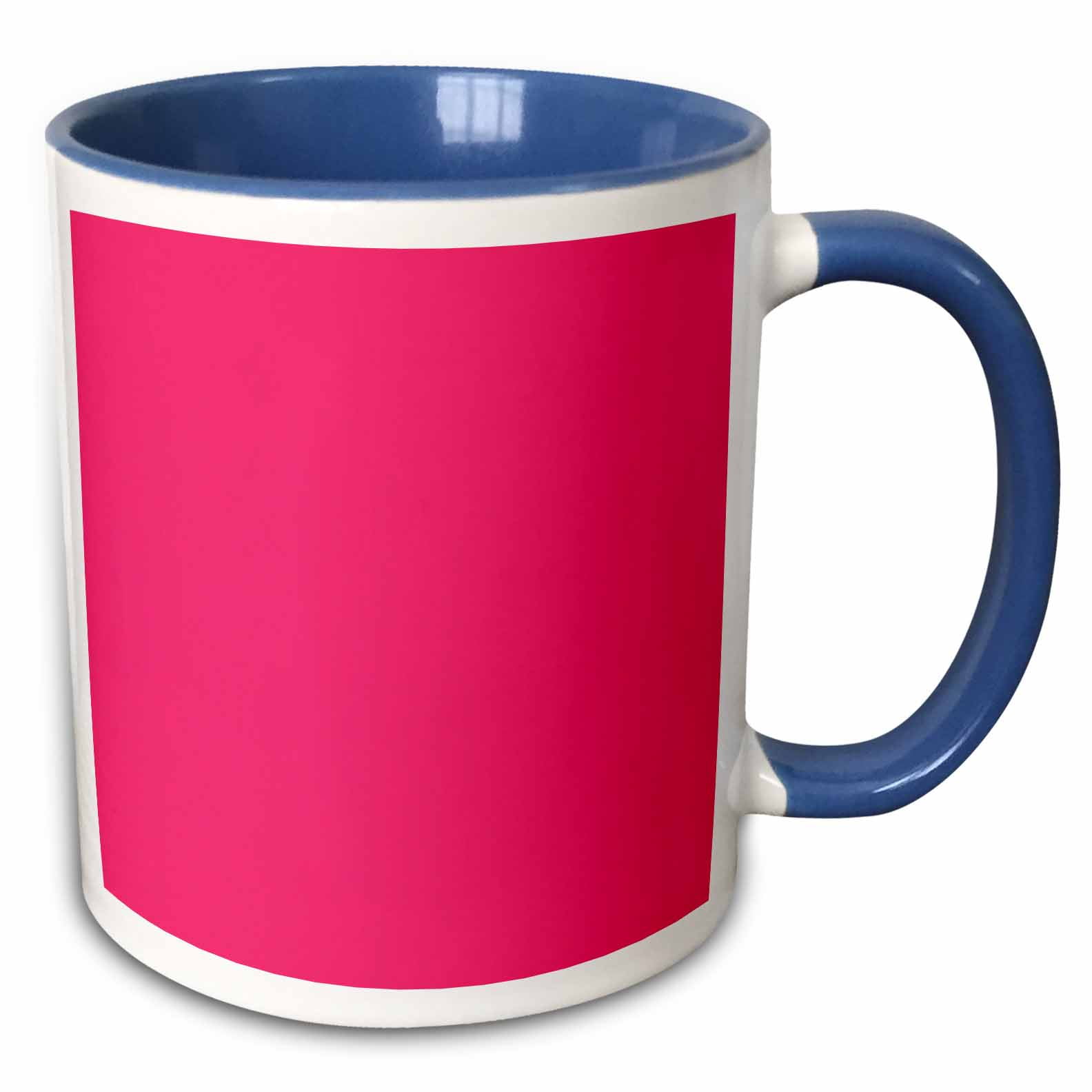 3drose, Hot Pink - Plain Simple One Solid Color - Girly Bright Vibrant ...