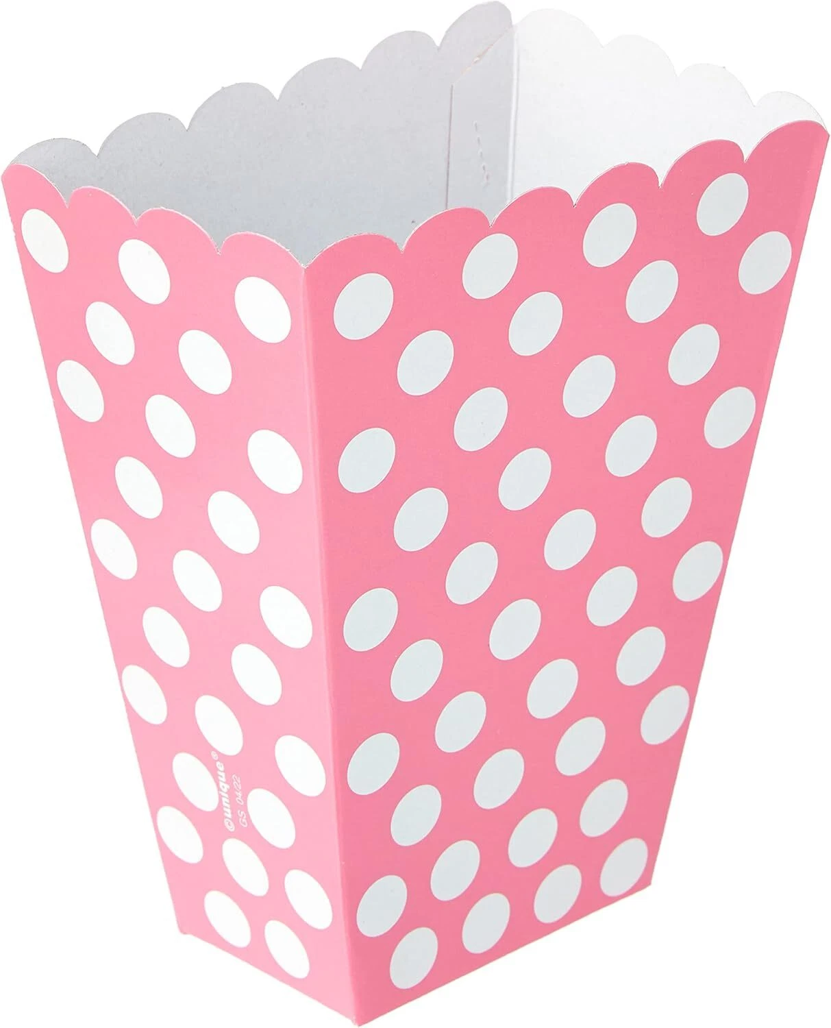 Hot Pink Polka Dot Popcorn Treat Boxes, 8Ct,Favors & Party Bag Fillers ...