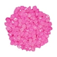 Hot Pink Rhombus Glow In Dark Stones For Aquarium Substrate 100 Pack ...
