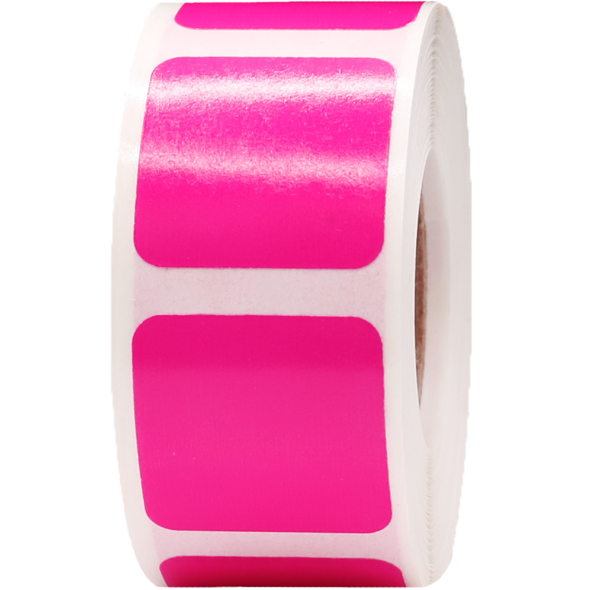 Hot Pink Square Stickers | 1" Inch Square | 500 Pack - Walmart.com