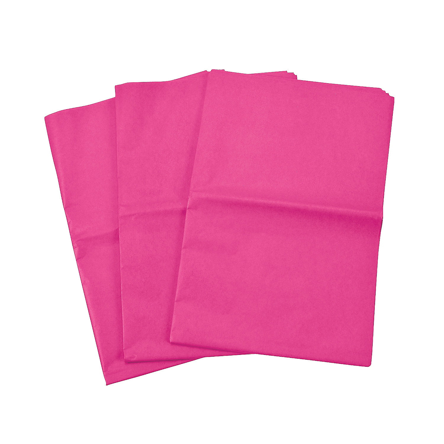 Hot Pink Tissue Paper - Party Supplies - 60 Pieces - Walmart.com