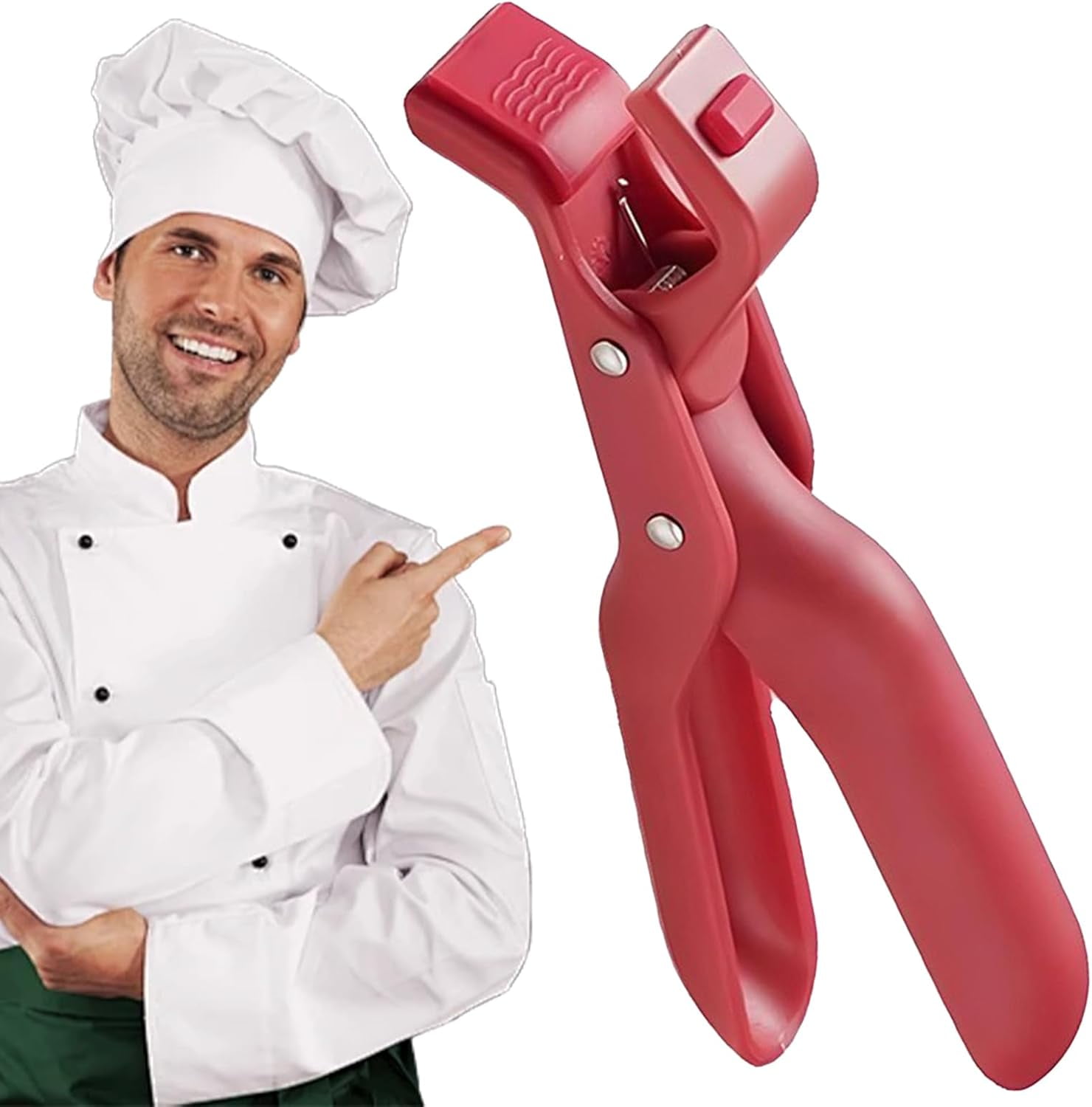 Hot Plate Gripper, 2025 Upgraded Multi-Angle Silicone Tongs, Non-Slip ...