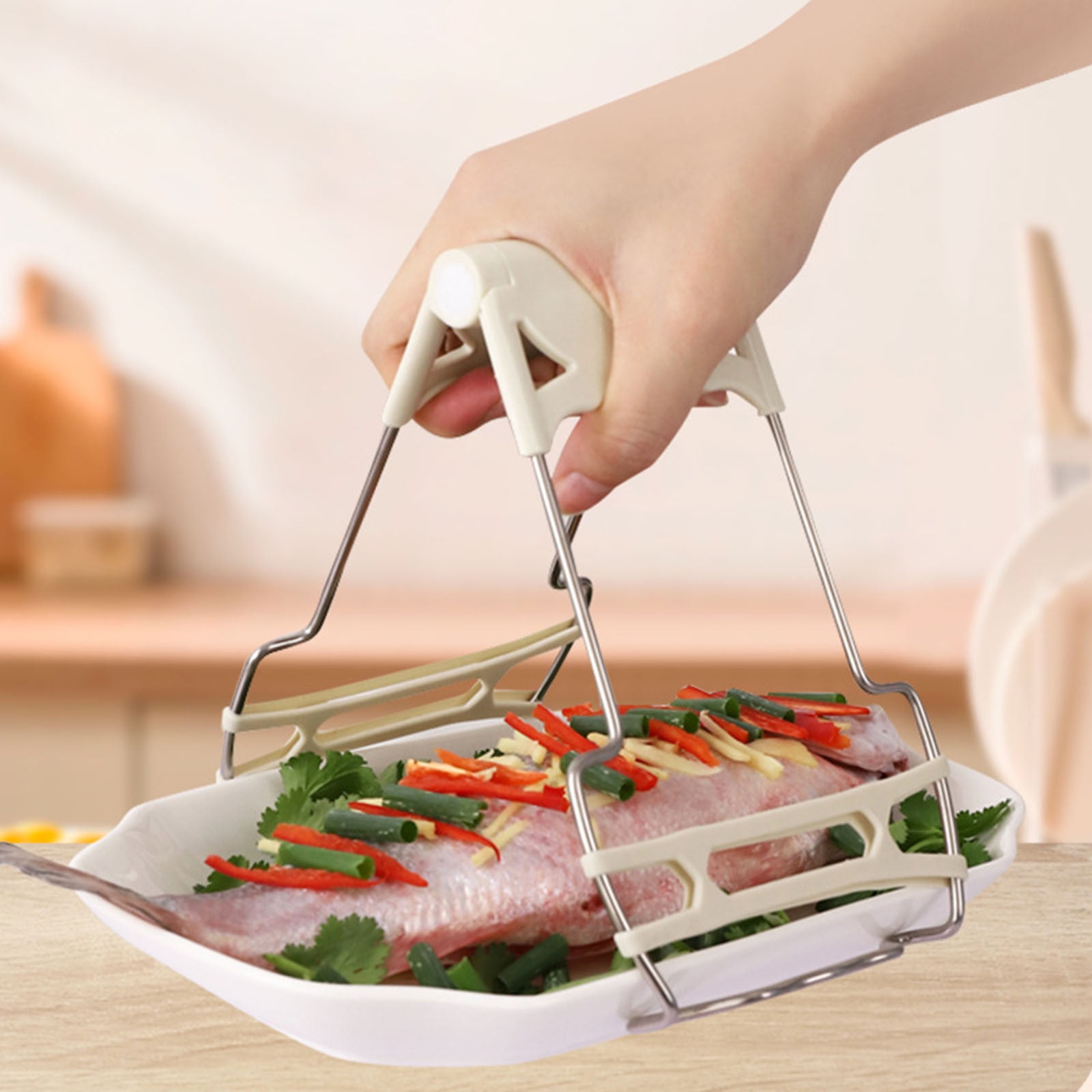 Hot Plate Gripper Set, Stainless Steel Bowl Clip,Set of Gripper Clips ...