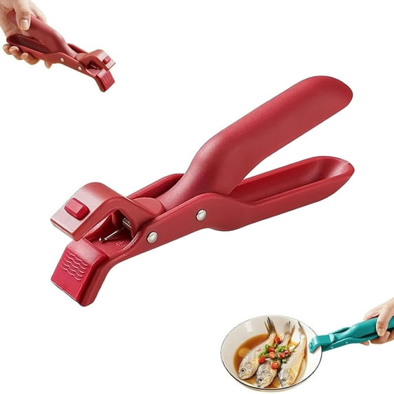 Hot Plate Gripper, Silicone Non-slip Hot Plate Gripper Lifters Tongs ...