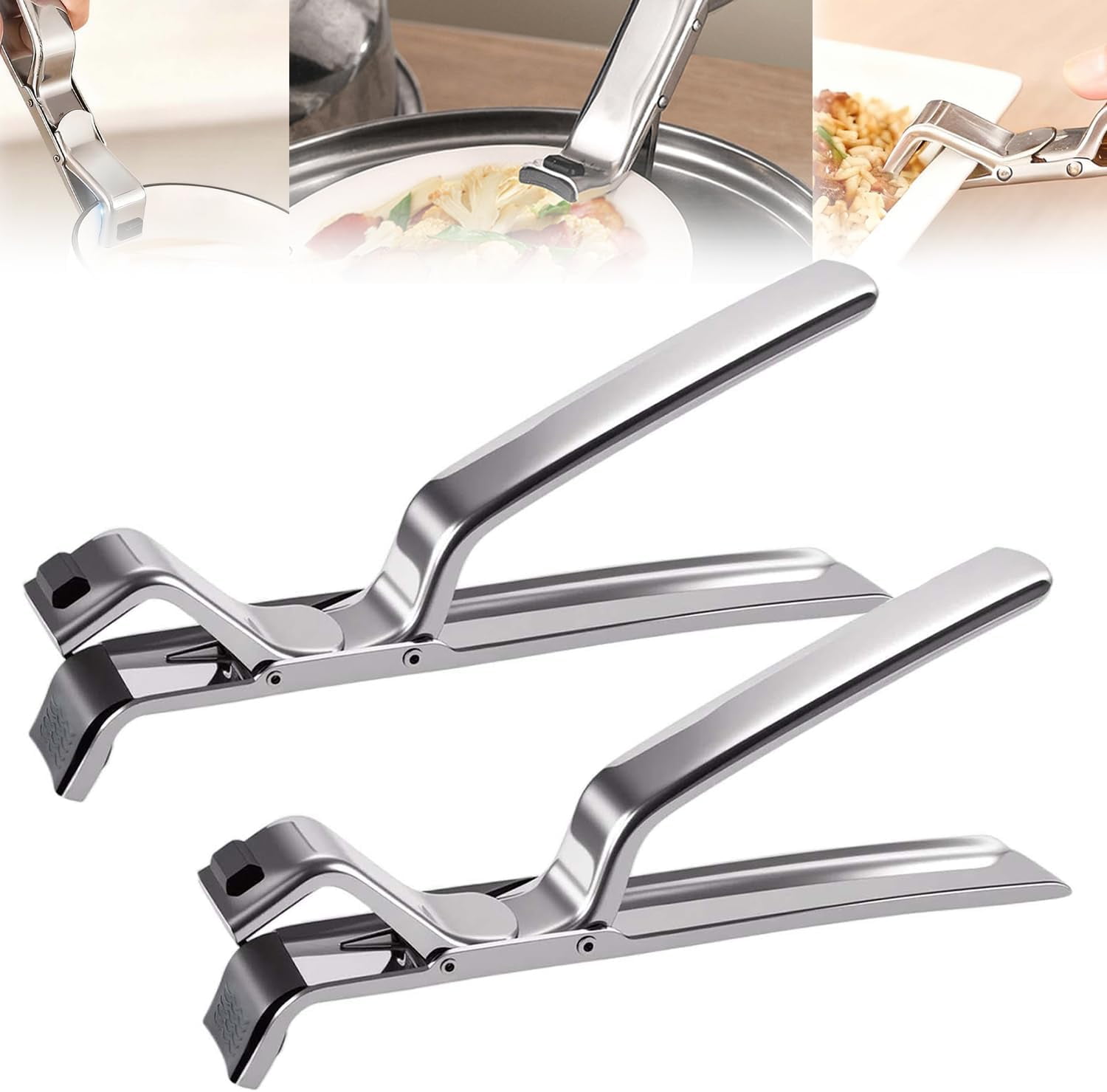 Hot Plate Gripper, Stainless Steel Anti-Scald Bowl Clip Gripper Hot ...