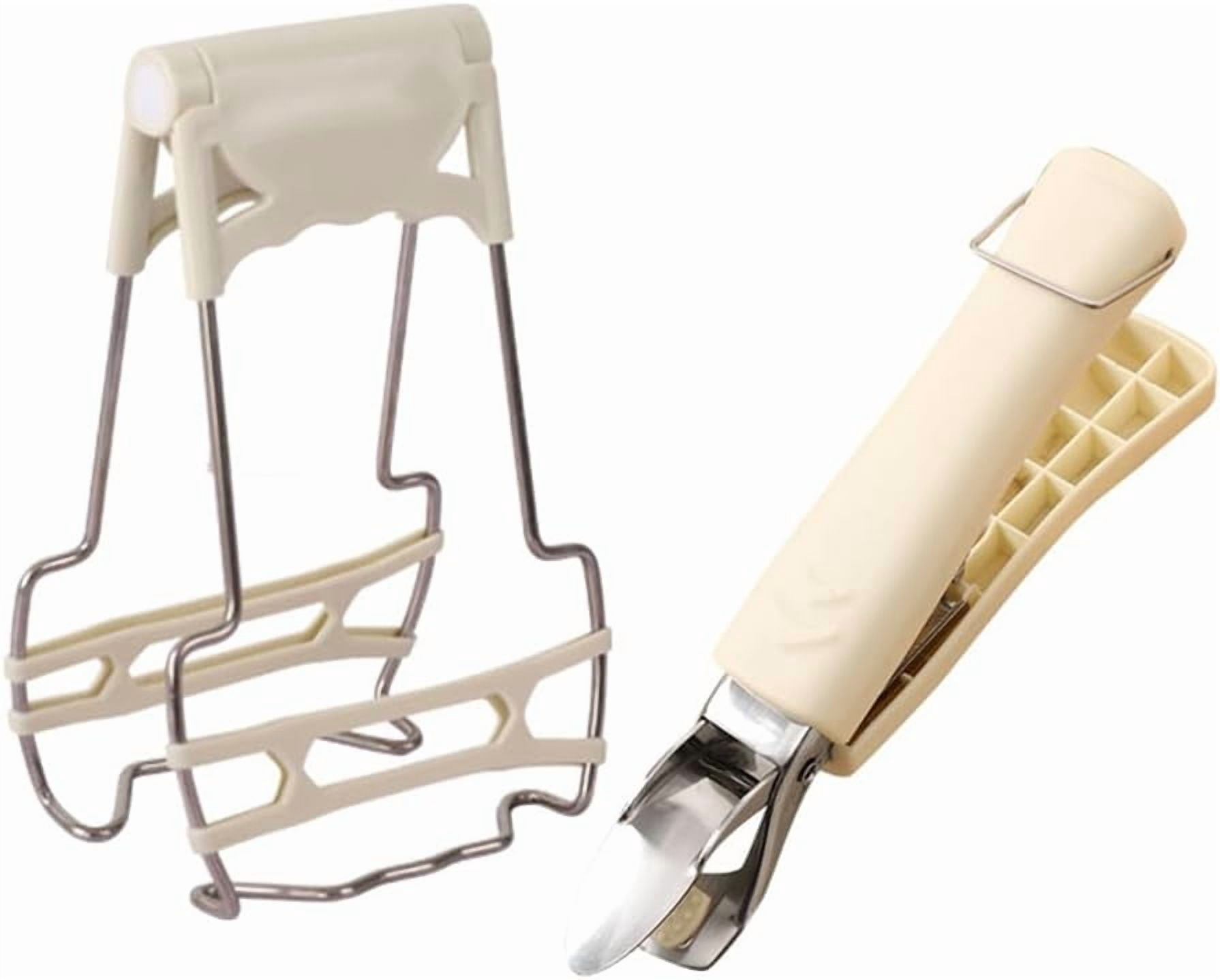 Hot Plate Gripper, Stainless Steel Bowl Clip Set, 2 Piece Set Folding ...