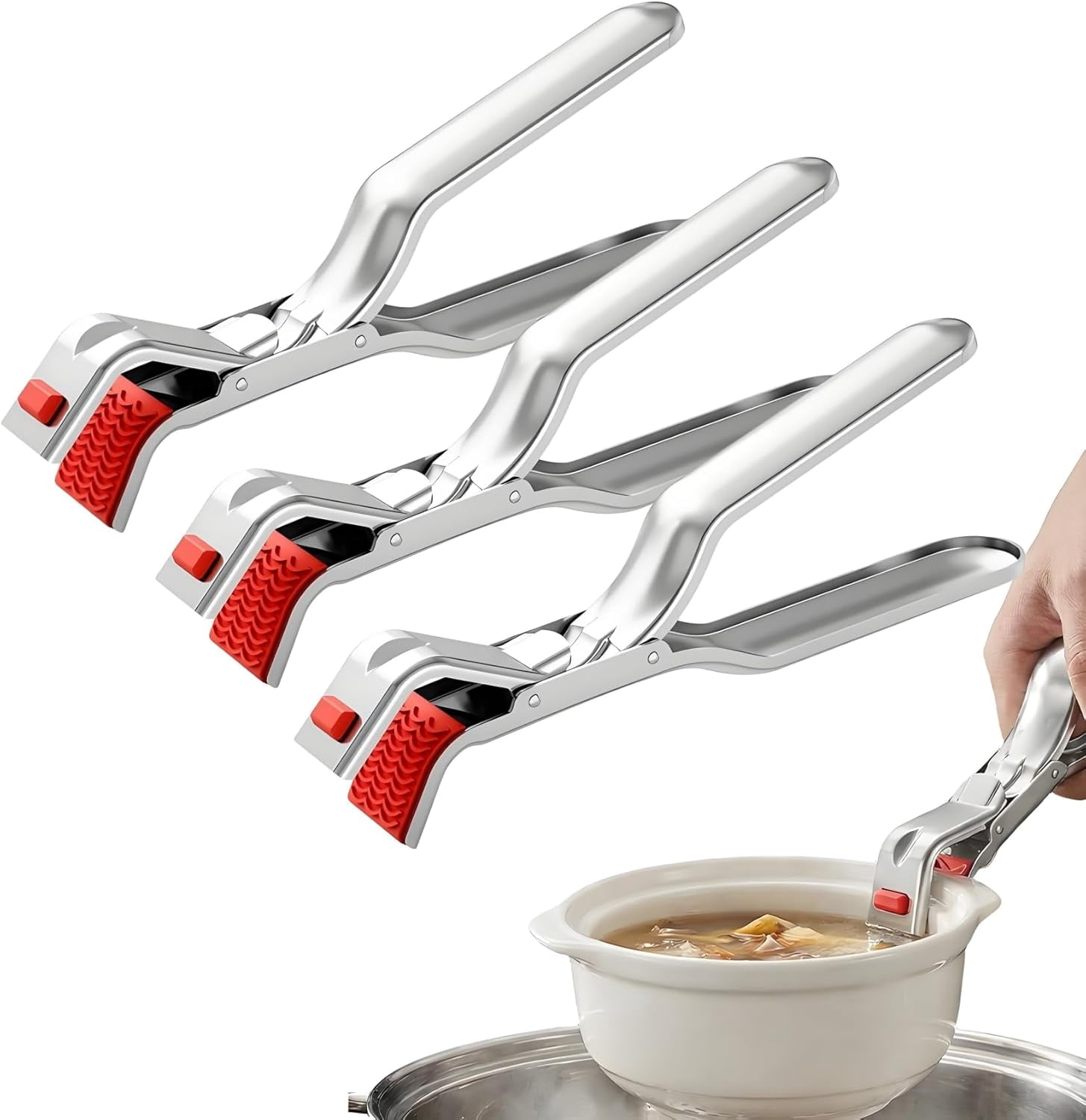 Hot Plate Grippers, 2026 New Anti Scald Bowl Dish Gripper Tongs, Non ...