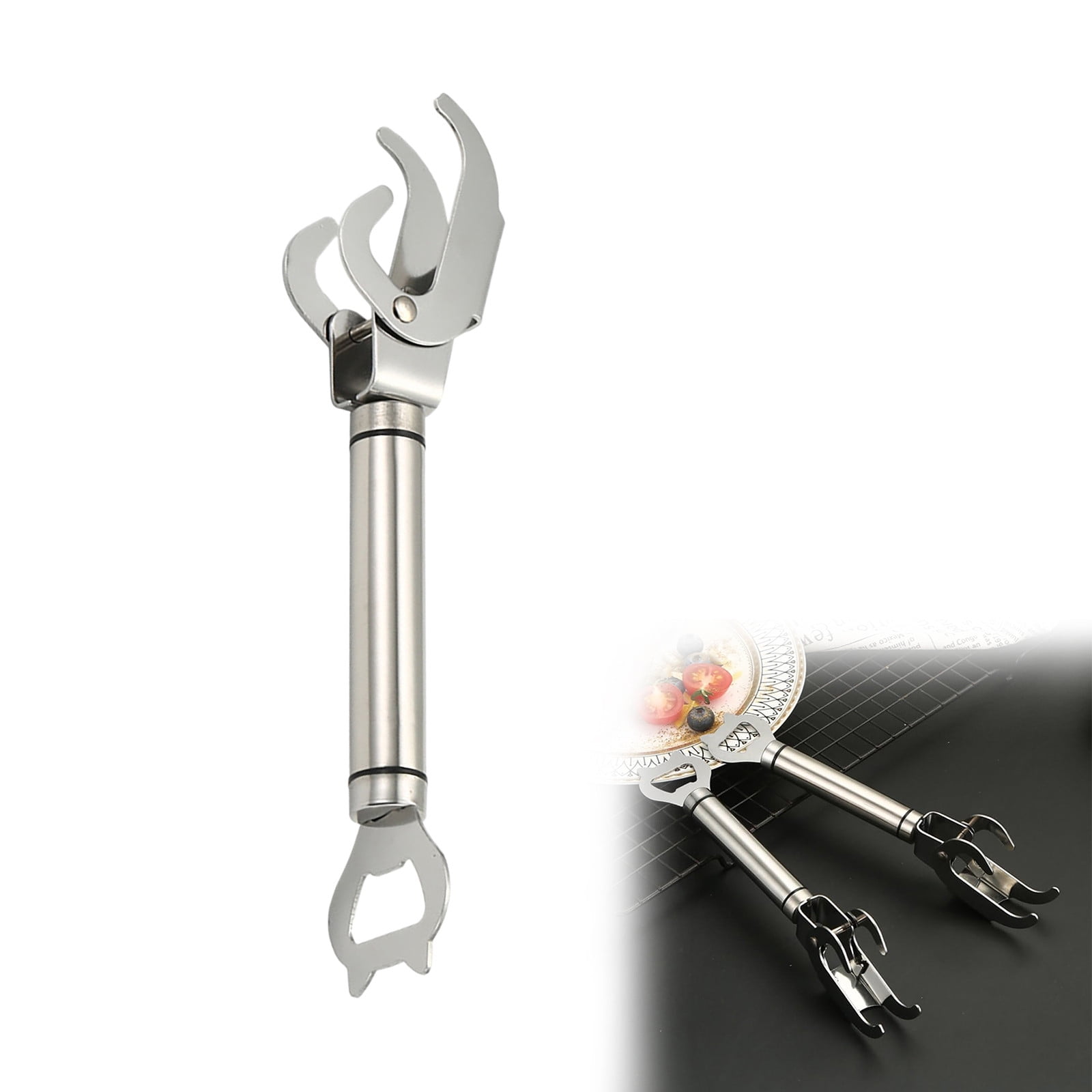 Hot Plate With 2 In 1 Bowl Dish Pan Clip Opener Stainless Steel ...