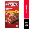 Hot Pockets Frozen Snacks, Pepperoni Pizza Crispy Crust, 12 Sandwiches ...