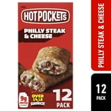 Hot Pockets Philly Steak and Cheese, Frozen Snack, 12 Pack 54 oz ...