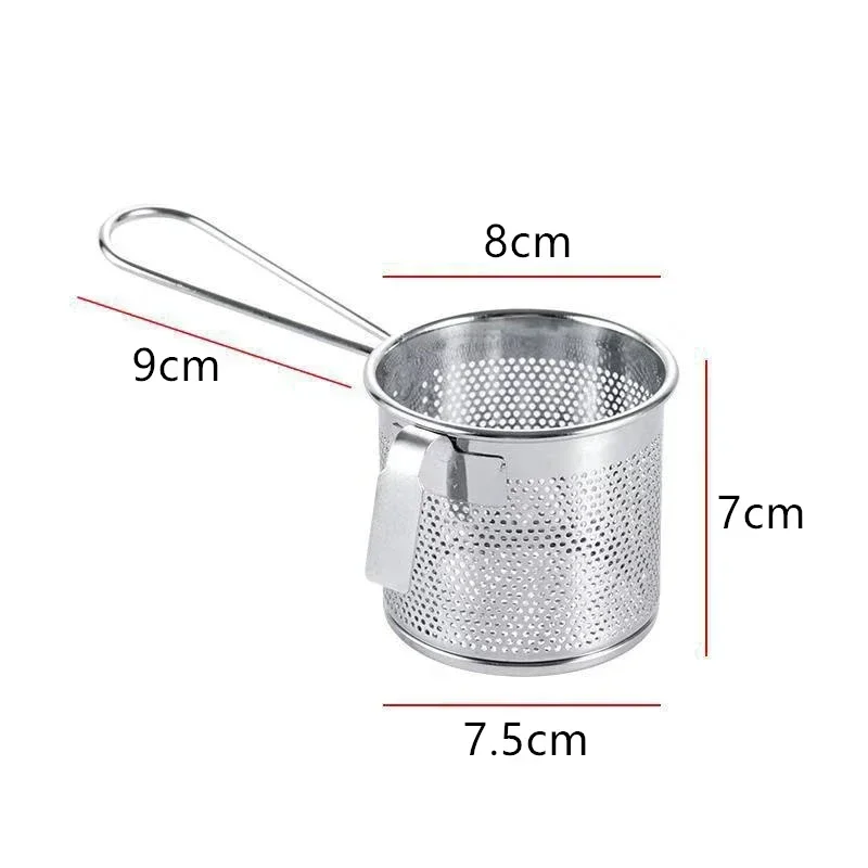 Hot Pot Colander Filter with Hook Stainless Steel Strainer Spoon French ...